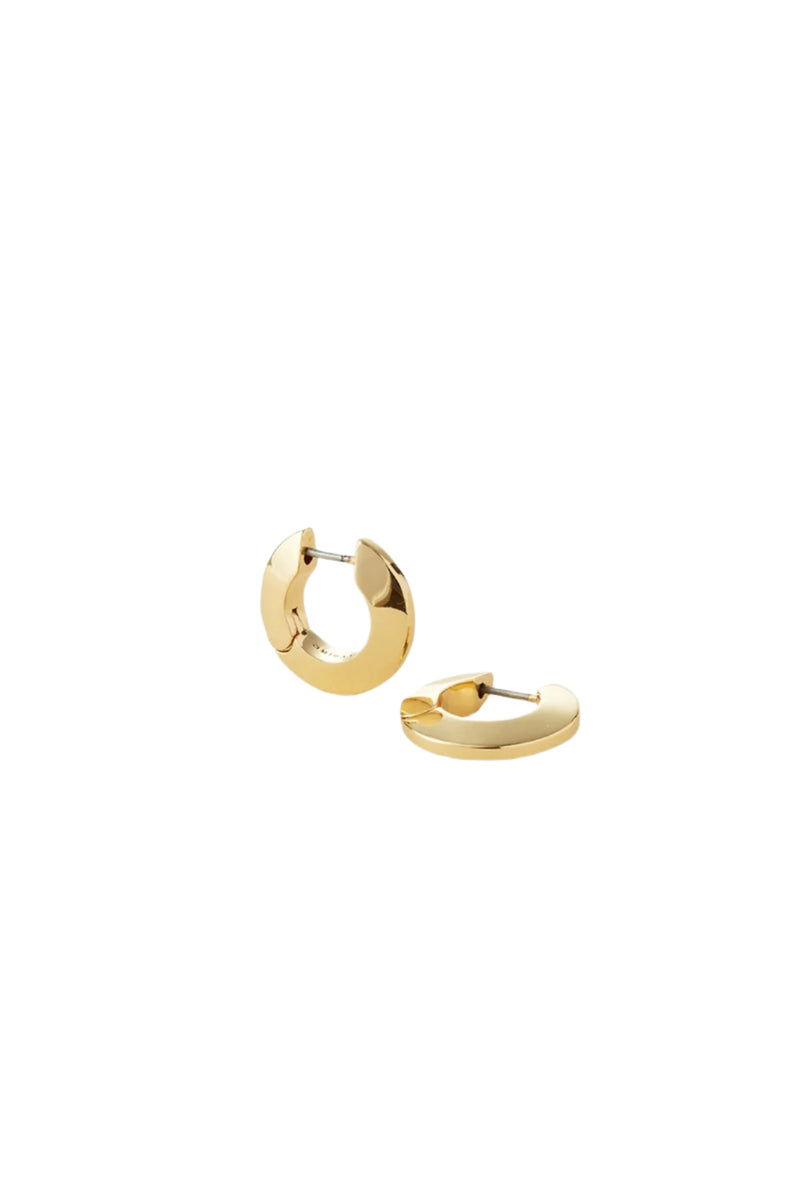 TONI HINGED HOOPS SM- GOLD – Sassanova / Nova Man