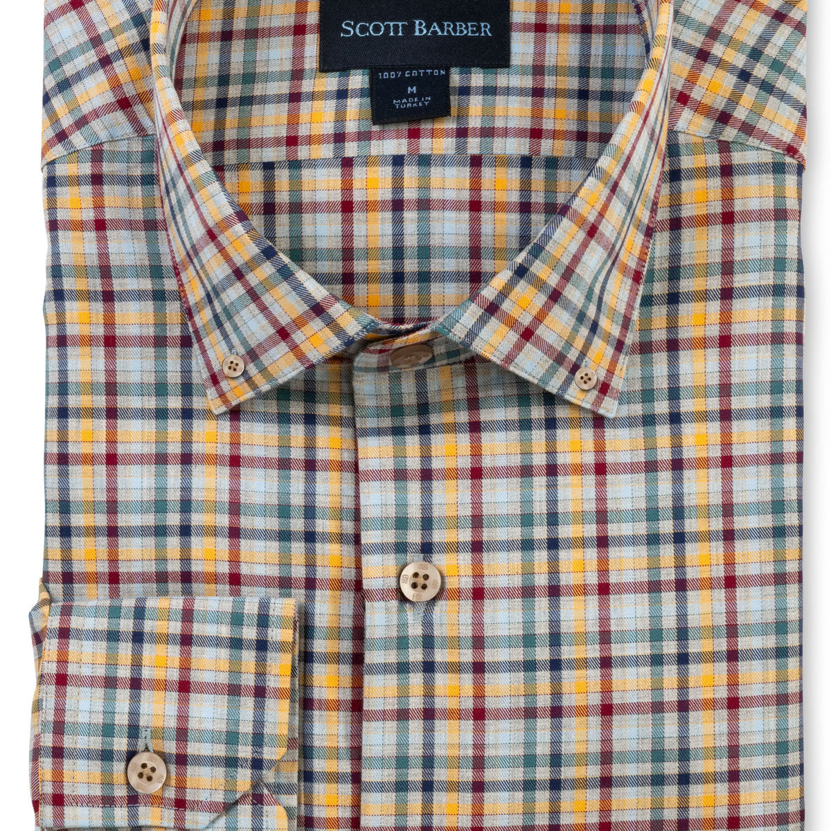 COMPACT TWILL PLAID SPORT SHIRT – Sassanova / Nova Man
