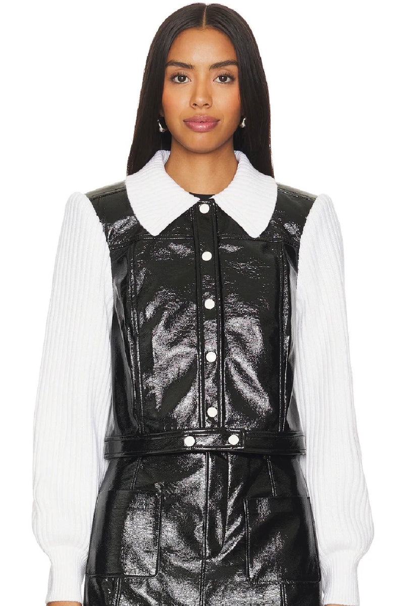 KNIT SLEEVE CIARA JACKET – Sassanova / Nova Man