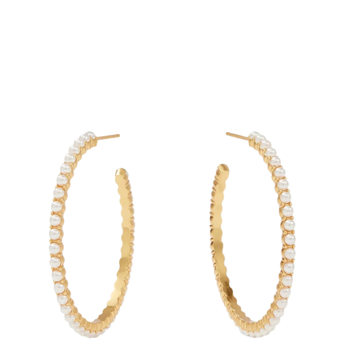 JULIET HOOP MED- GLD/PEARL – Sassanova / Nova Man