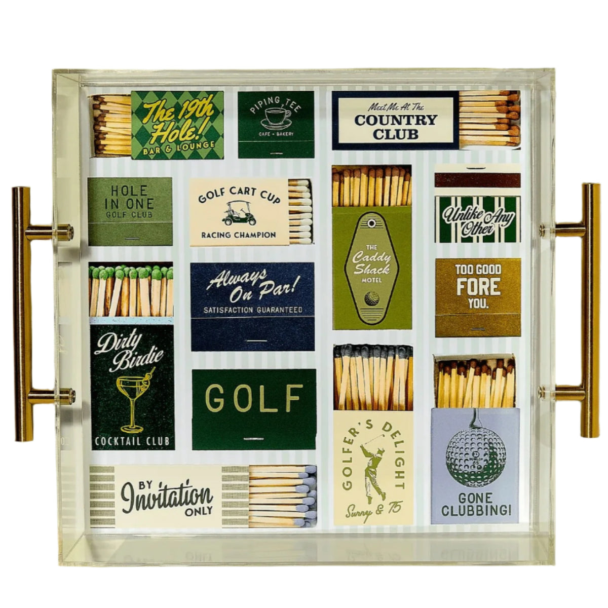 GOLF MATCHBOOK LARGE TRAY – Sassanova / Nova Man