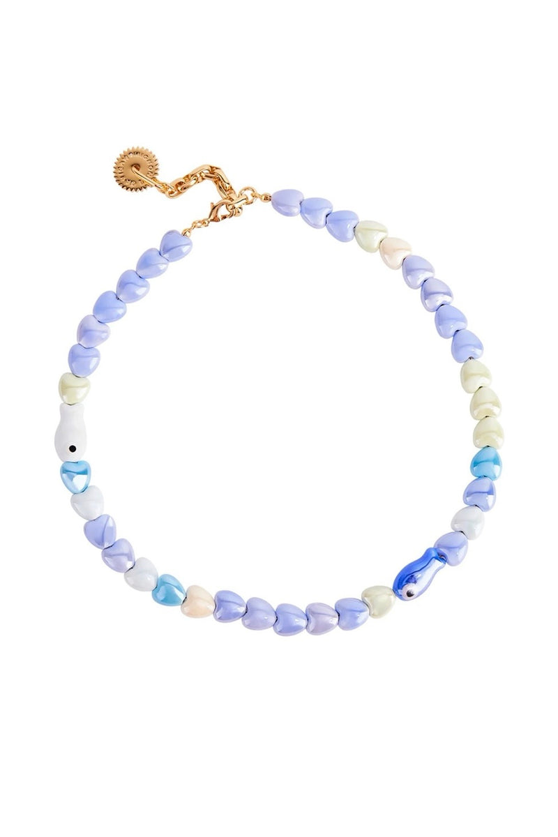 BOBO FISH NECKLACE- BLUES – Sassanova / Nova Man